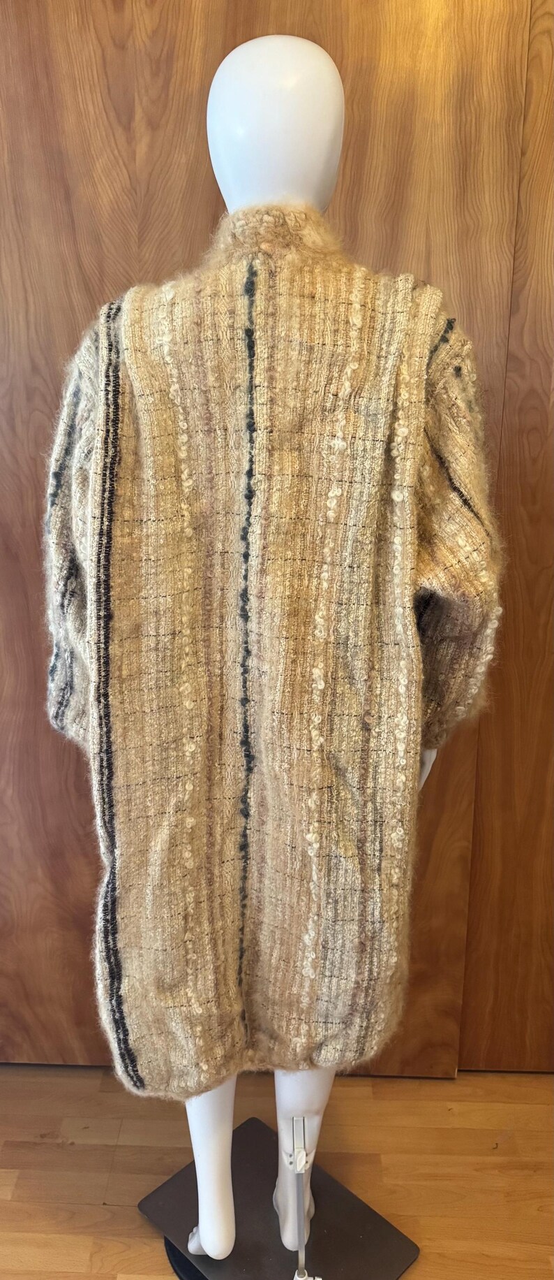 70s RARE Nancy Paap Cocoon Mohair Wearable Art Jacket – Mohair With ...