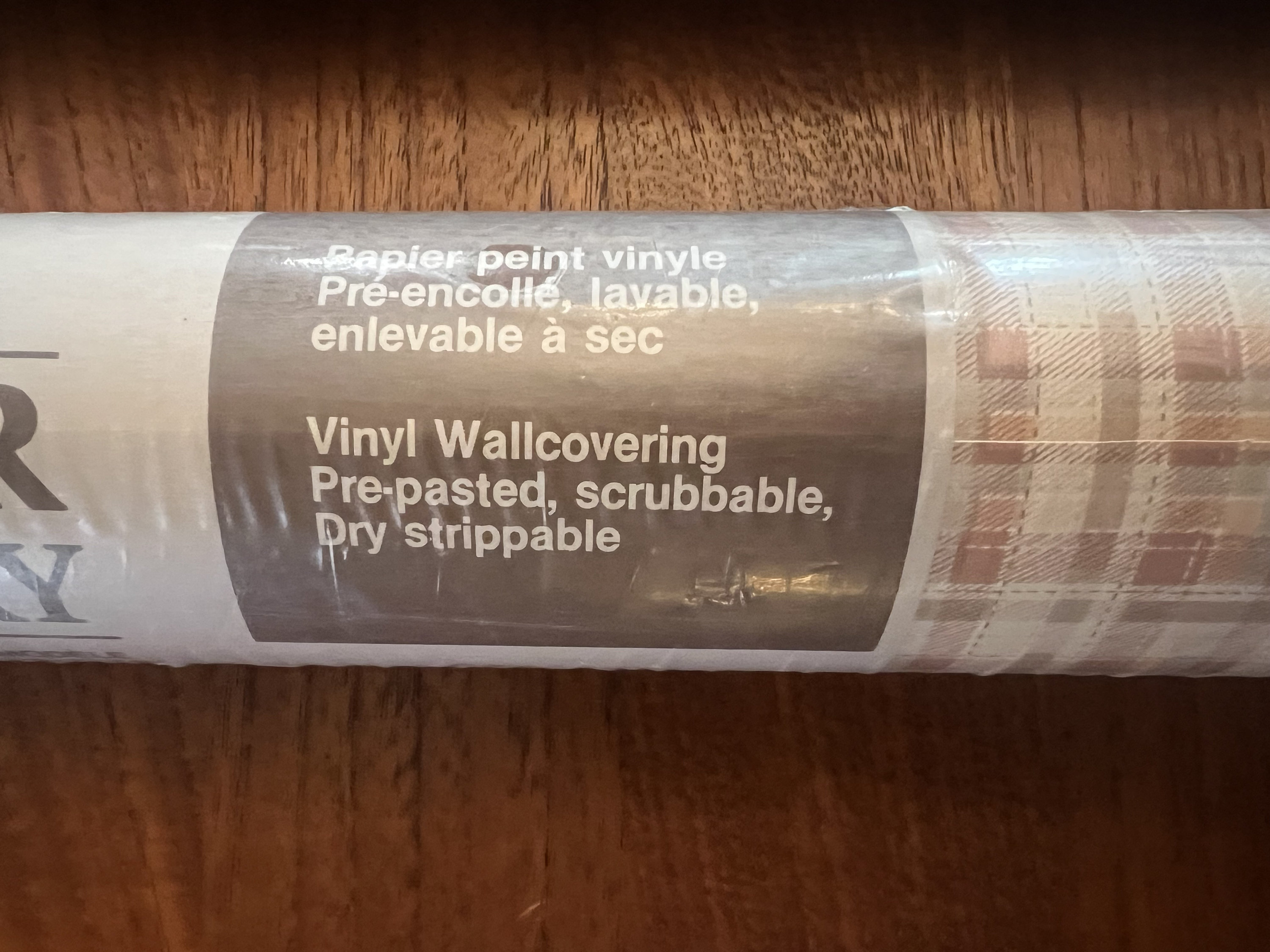 70’s 80’s Deadstock Novelty Plaid Wallpaper Border Country Pastel Plaid ...