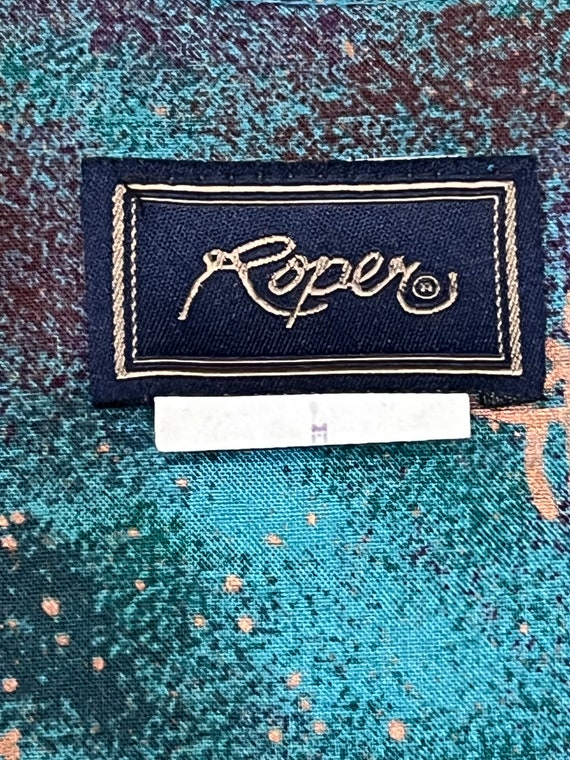 90s Native American symbols Rodeo queen Roper blouse!… - Gem