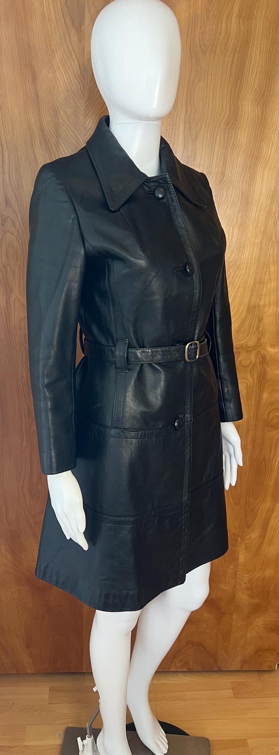 60’s Perfect Mod jacket with tiered leather design wi… - Gem