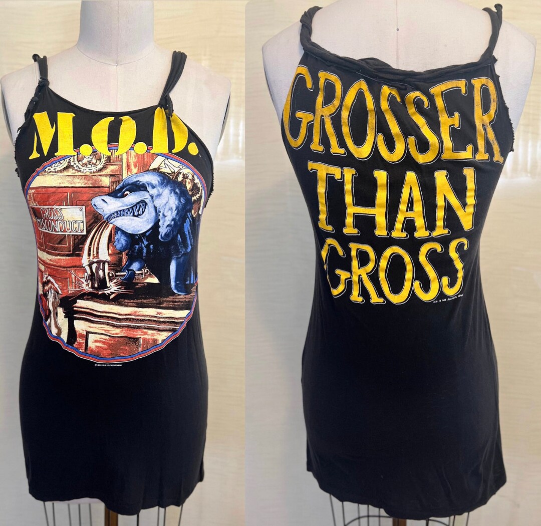 80’s M.O.D (method of Destruction) Custom Shirt 1989 Made Into Mini ...