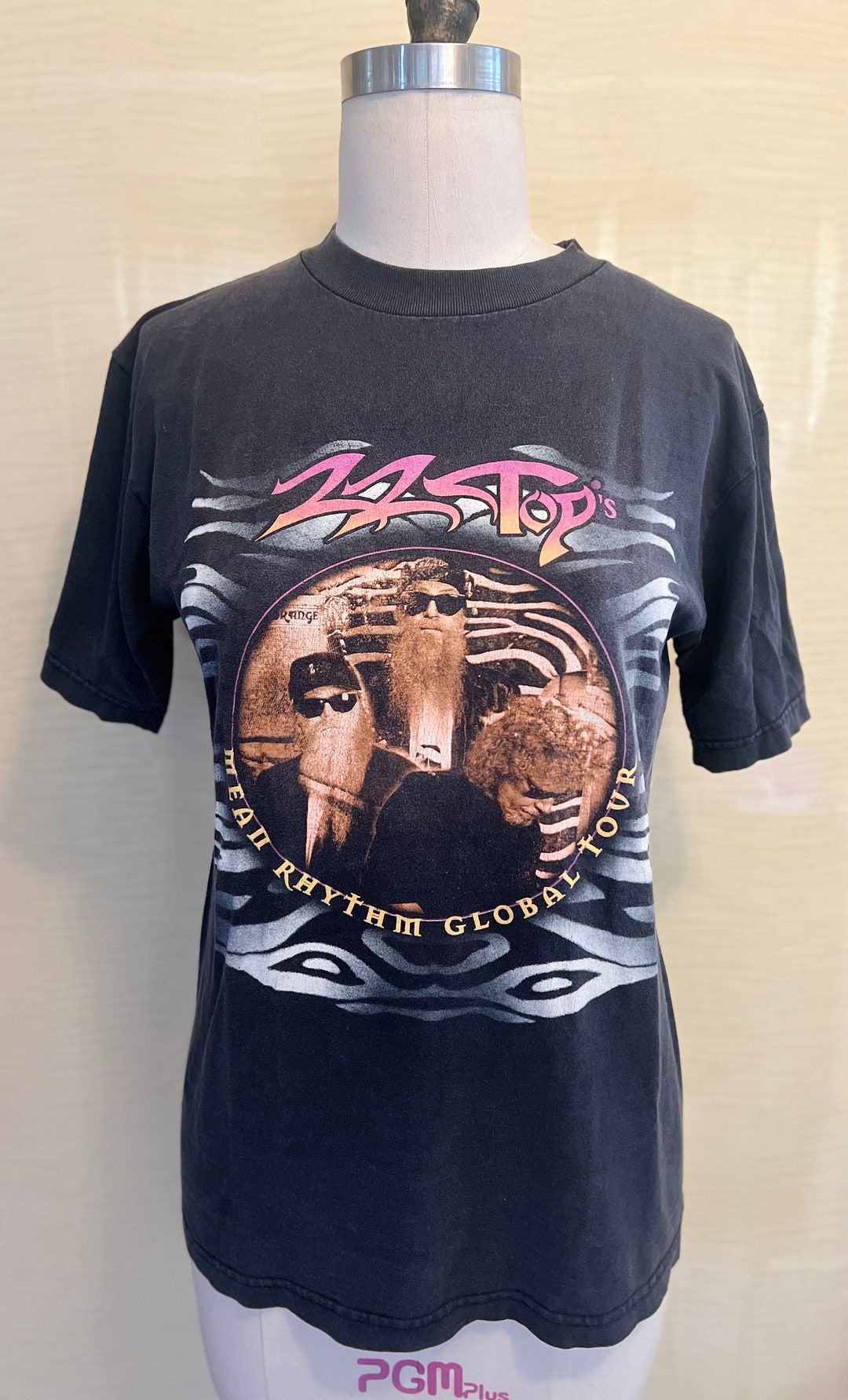 90’s ZZ TOP 1997 (mean Rhythm Global Tour) Shirt Size Medium Authentic ...