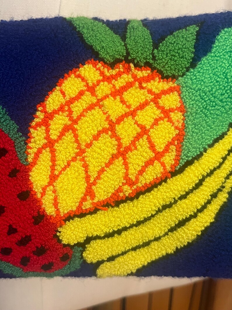80s Vintage Wayuu Tapizado Fruit Fantasy Needlepoint Shoulder Bag ...