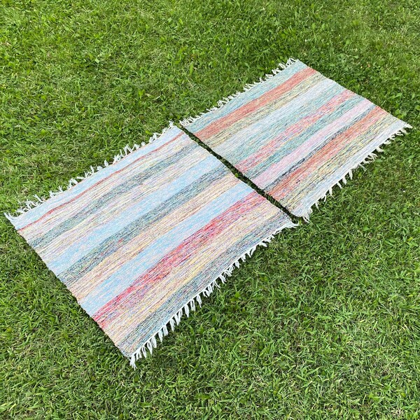 Scandinavian Rag Rug - Etsy