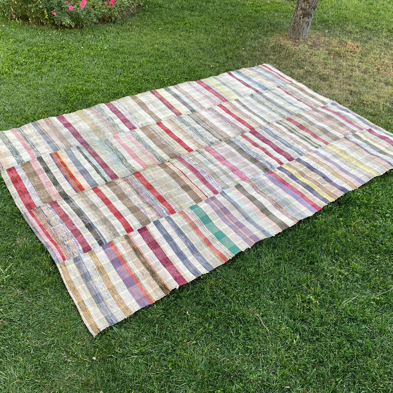 Loom Woven Rag Rugs - Etsy