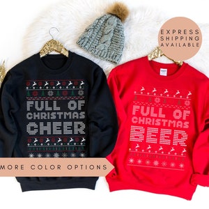 Funny Matching Couples Ugly Christmas Sweatersmom Dad - Etsy