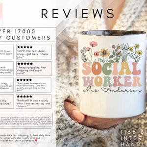 Custom Social Worker Mug, Social Worker Mug, Social Worker Mug for ...