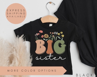 Big Sister to Be, Big Sister Announcement, Big Sister Shirt, Pregnancy Reveal Shirt, Big Sister ...