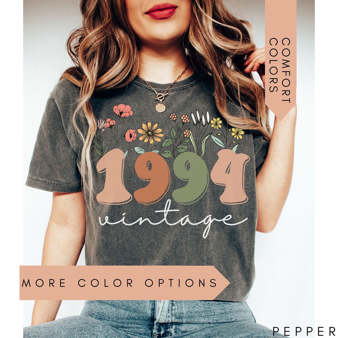 30th Birthday Shirt, Vintage 1994 Shirt, 30th Birthday Gift for Women ...