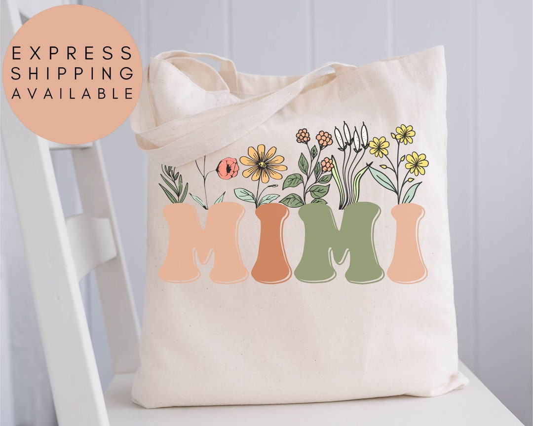 Mimi Tote Bag, Mimi Wildflowers Tote Bag, Mimi Tote, Mimi Tote Bags ...