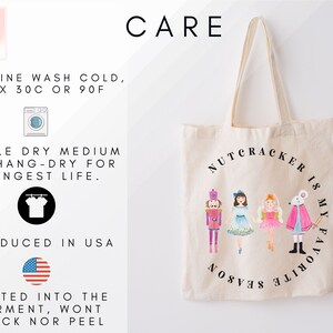 Nutcracker Tote Bag, Nutcracker is My Favorite Season, Nutcracker ...