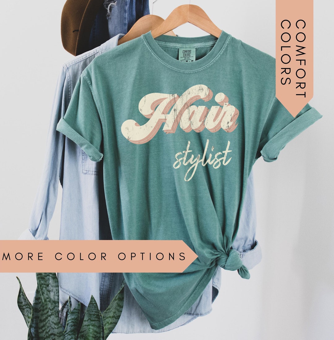 Retro Hair Stylist Shirt for Women, Hair Dresser Shirt for Her, Hair ...
