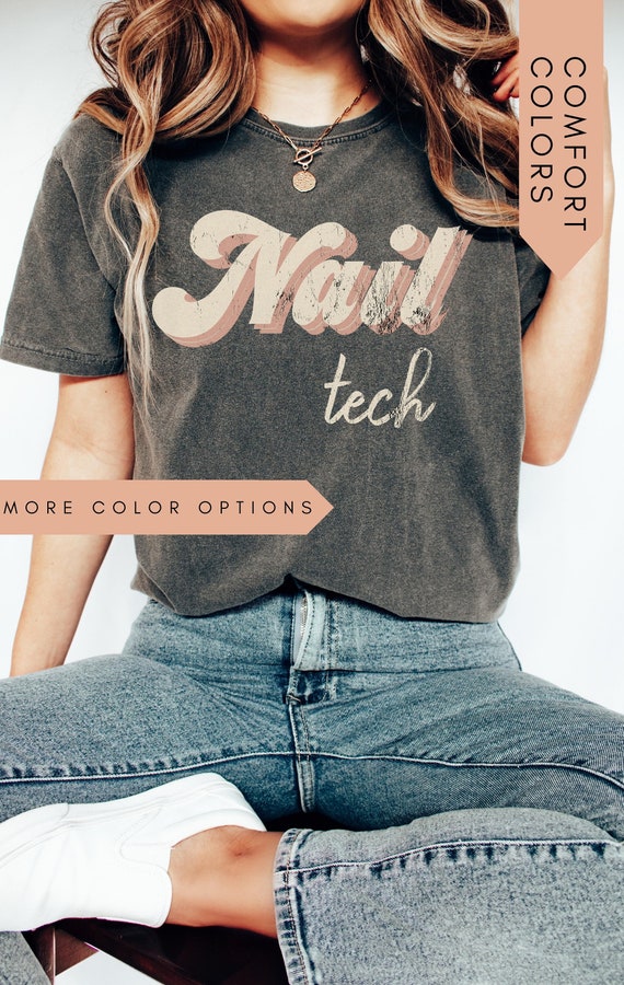 Retro Nail Tech Shirt for Women Hair Dresser Shirt for Her - Etsy