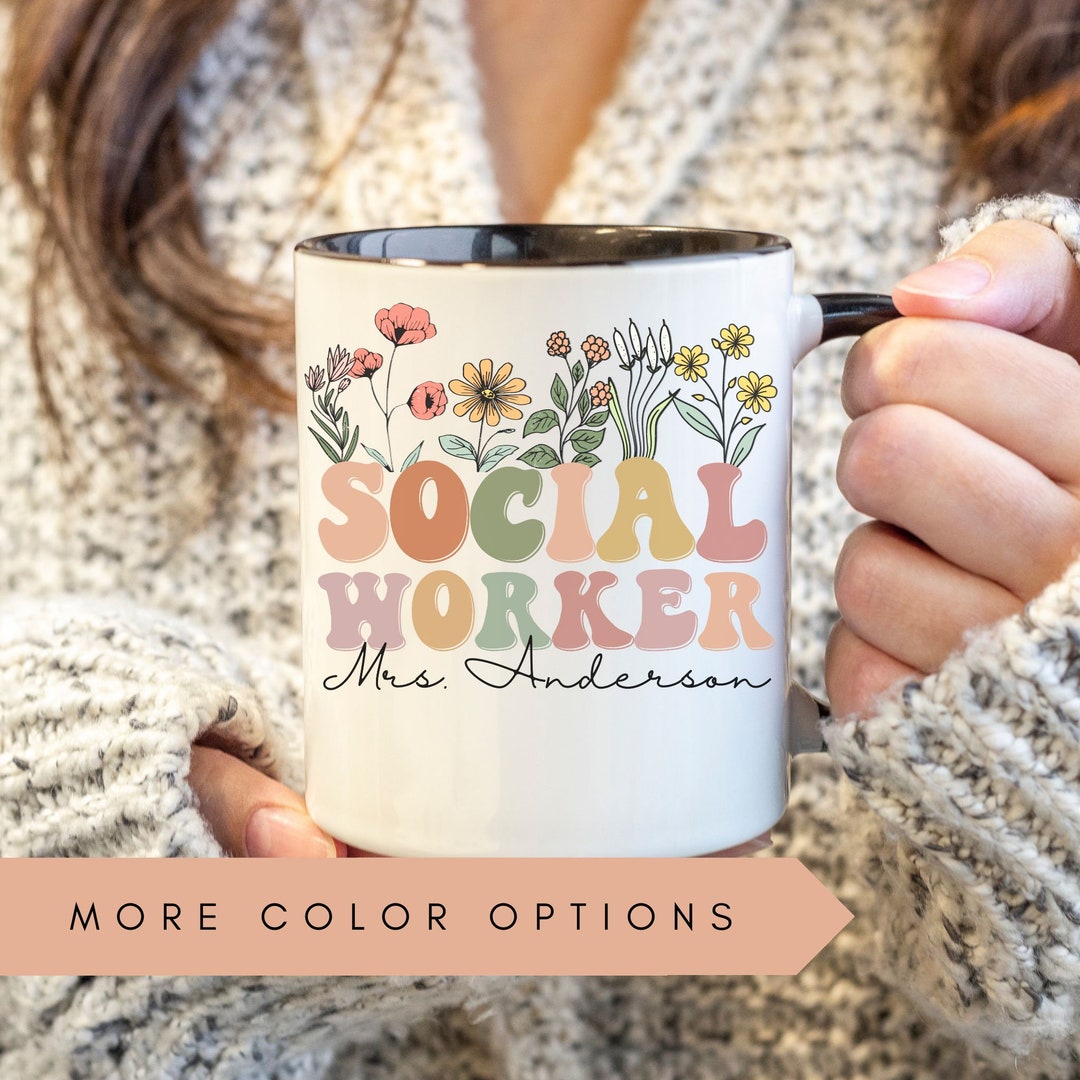 Custom Social Worker Mug, Social Worker Mug, Social Worker Mug for ...