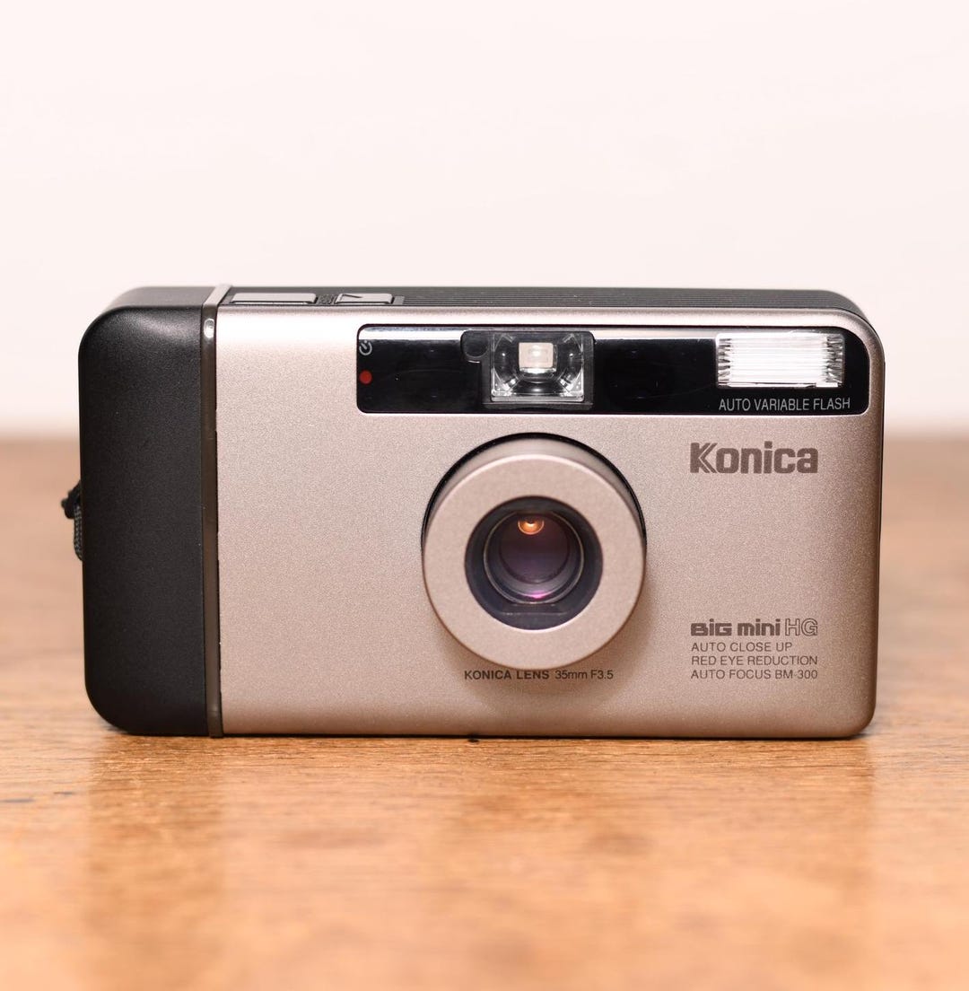 Konica Big Mini HG Point and Shoot Analogue Camera Including Camera ...
