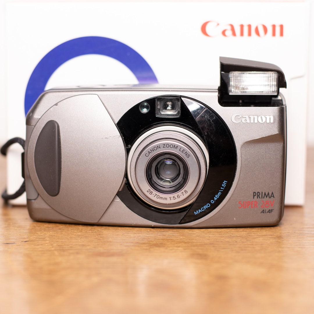 Boxed Canon Prima Super 28v - Point and Shoot - Analog Camera - Very ...