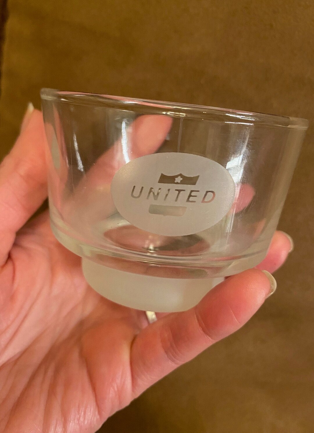 Vintage United Airlines First Class Glass 1960s - Etsy