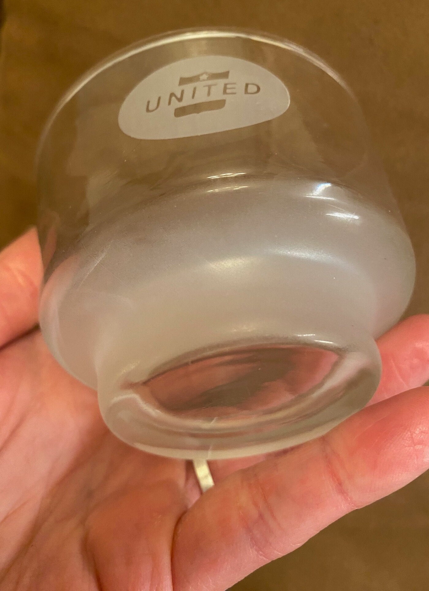 Vintage United Airlines First Class Glass 1960s - Etsy
