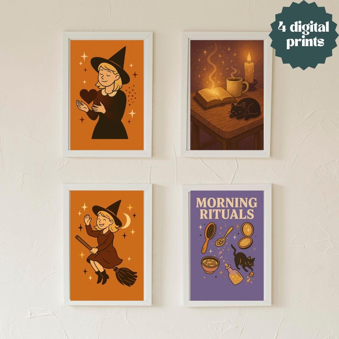 Sabrina the Teenage Witch Digital Print Set – “witchy Chaos & Cozy ...