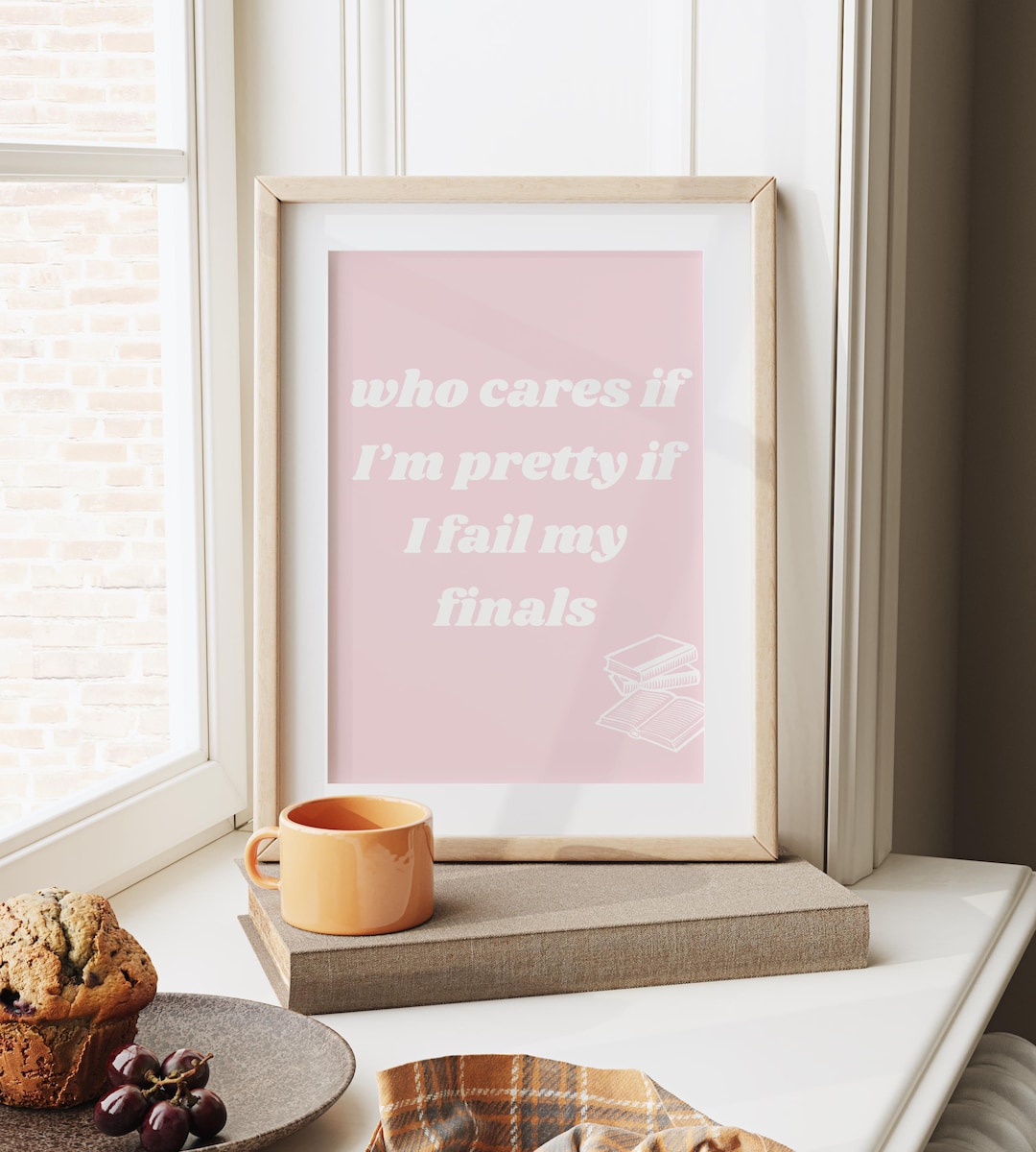 Gilmore Girls Digital Print who Cares If I'm Pretty If I Fail My Finals ...