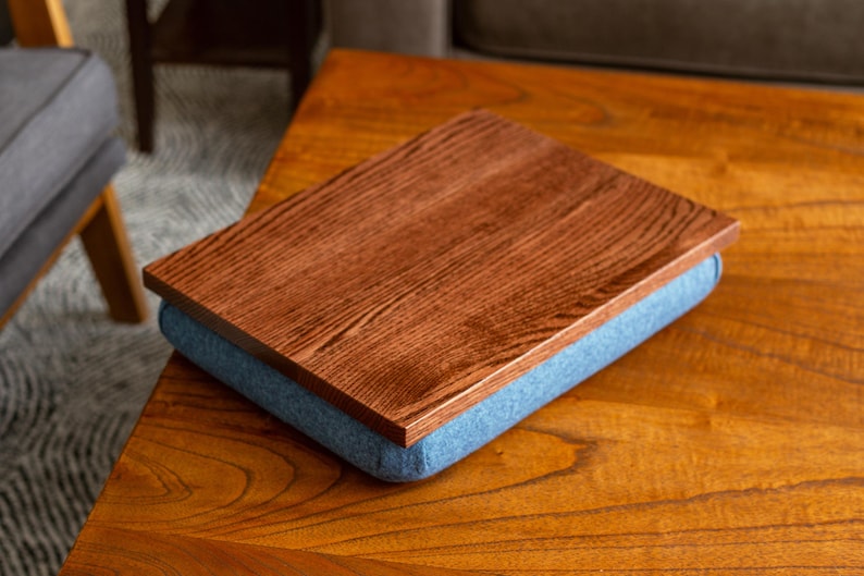 Cushioned Lap Desk "kahakai" – Solid Hardwood, Made to Order - Etsy