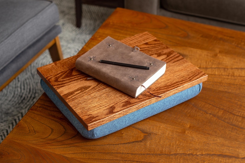 Cushioned Lap Desk "kahakai" – Solid Hardwood, Made to Order - Etsy