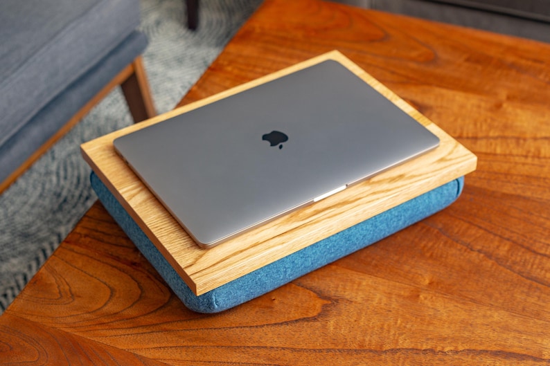 Cushioned Lap Desk "kahakai" – Solid Hardwood, Made to Order - Etsy