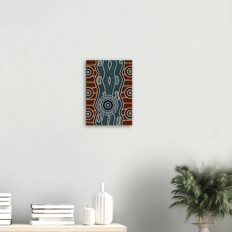 Aboriginal Dot Wall Art Traditional Indigenous Print - Etsy