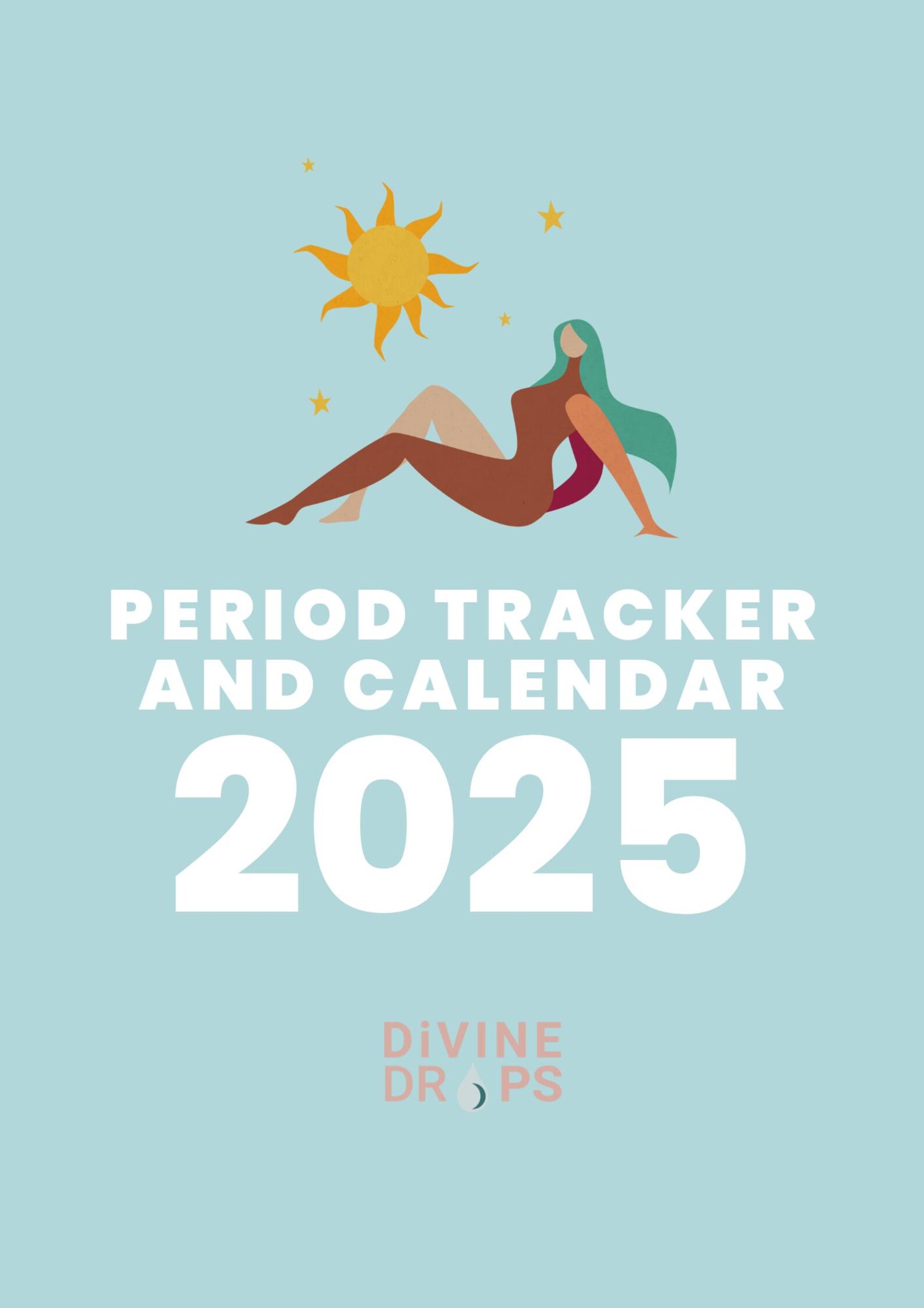 Period Tracker Printable | Digital Period Journal | Year Cycle Calendar ...