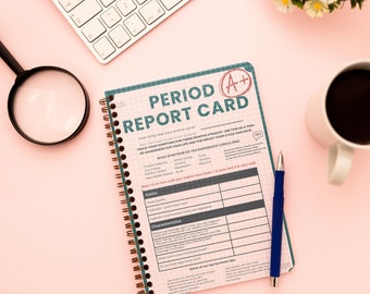 Period Tracker Printable | Digital Period Journal | Year Cycle Calendar ...