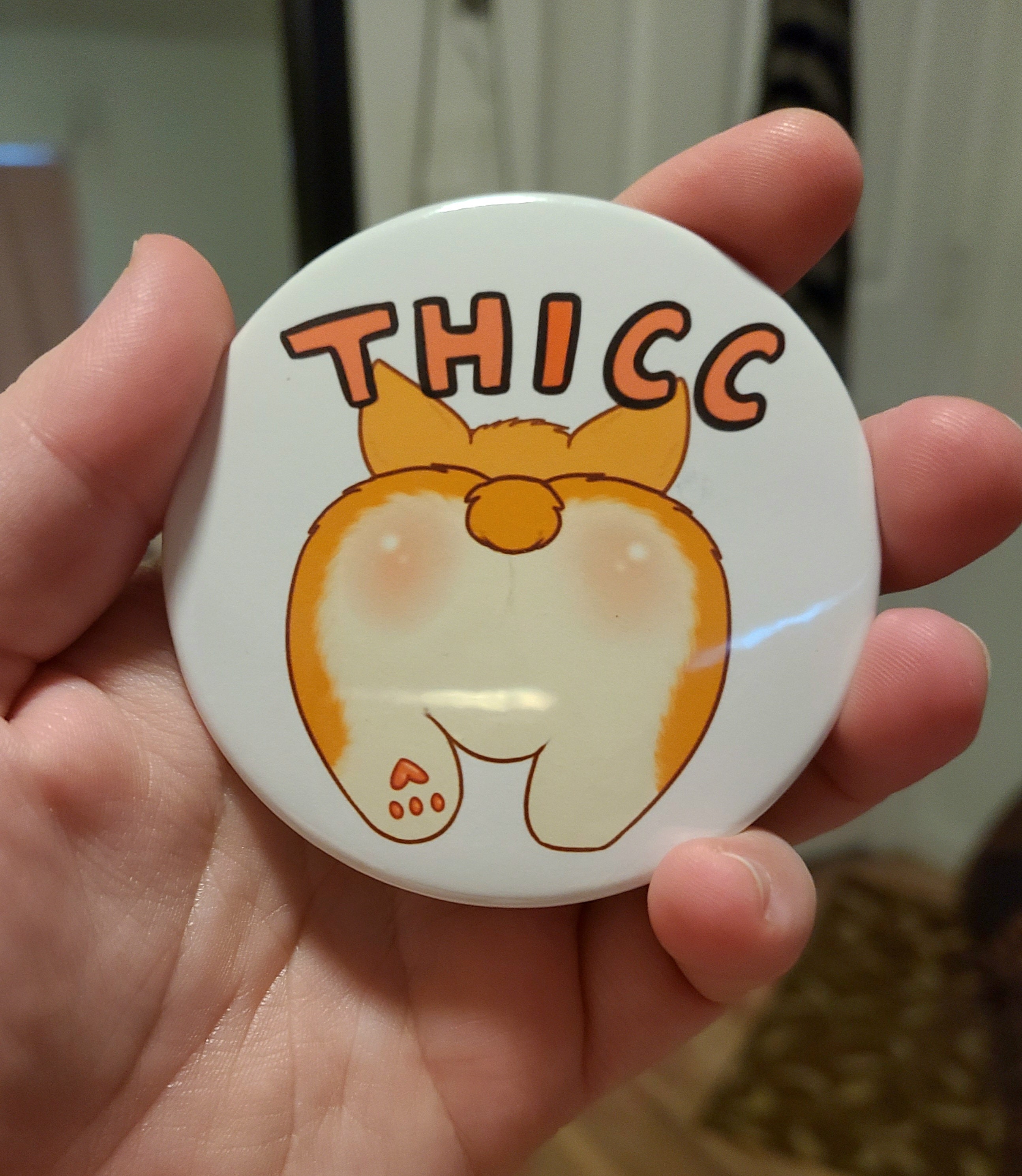 THICC Corgi Button - Etsy