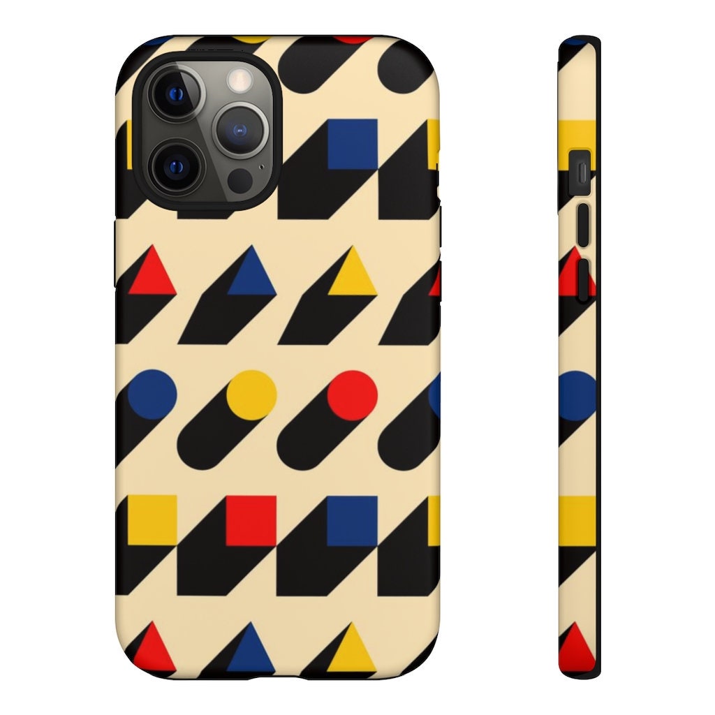 Bauhaus 1940s Mid Century Modern Minimalist Abstract Custom Cell Phone ...