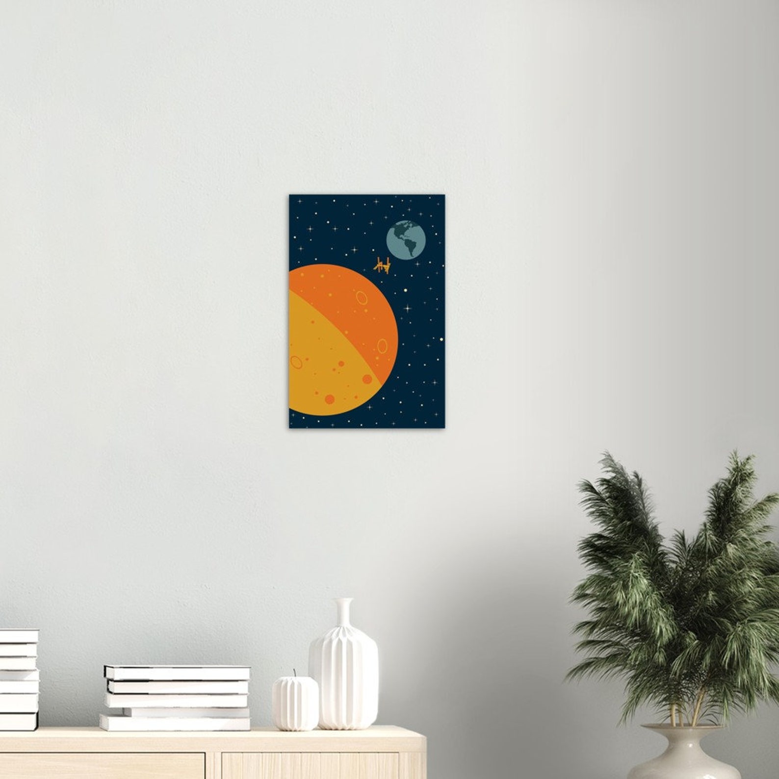 Outer Space Minimalist Poster Premium Matte Archival Print - Etsy