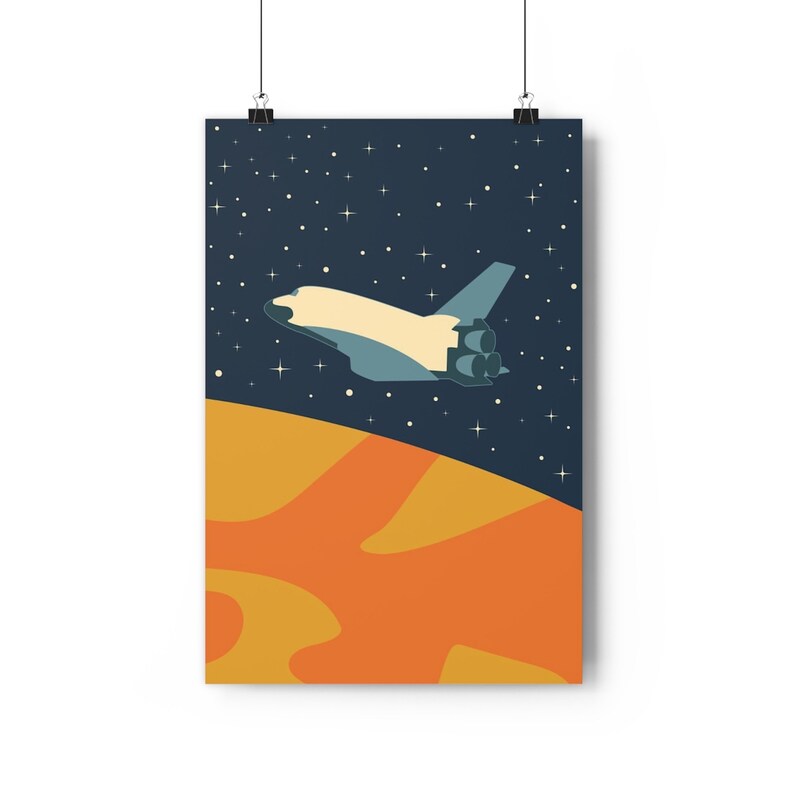 Minimalist Outer Space Theme Poster Digital Download Flat - Etsy