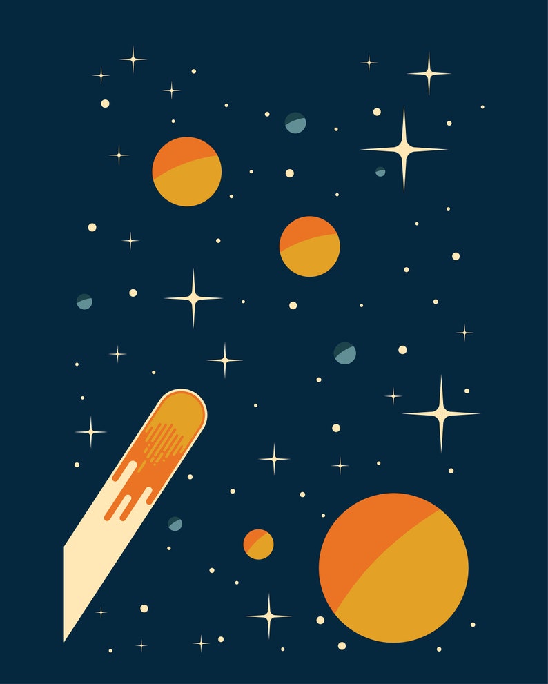 Outer Space Inspired Print Premium All Over Print Unisex - Etsy