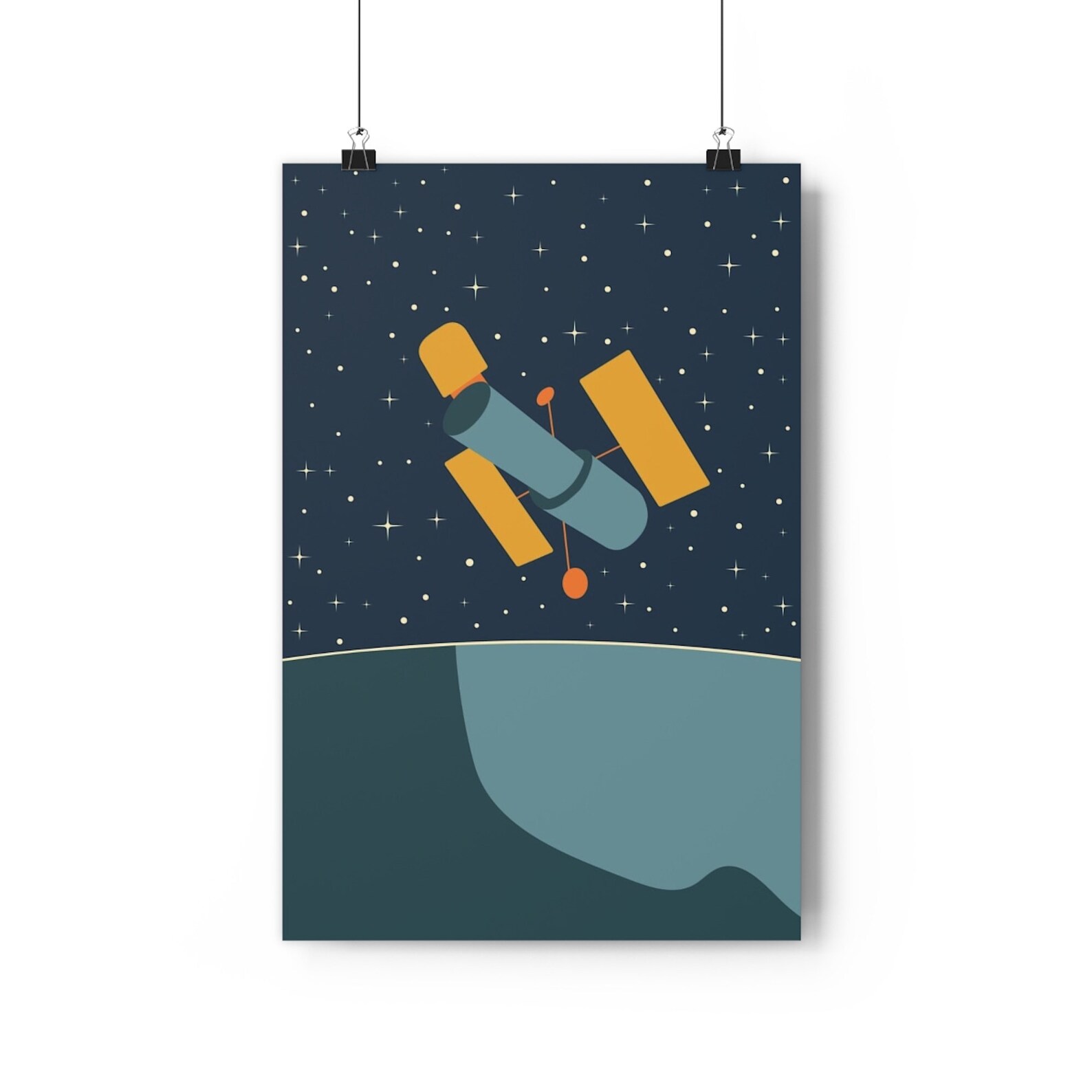 Minimalist Outer Space Theme Poster Digital Download Flat - Etsy