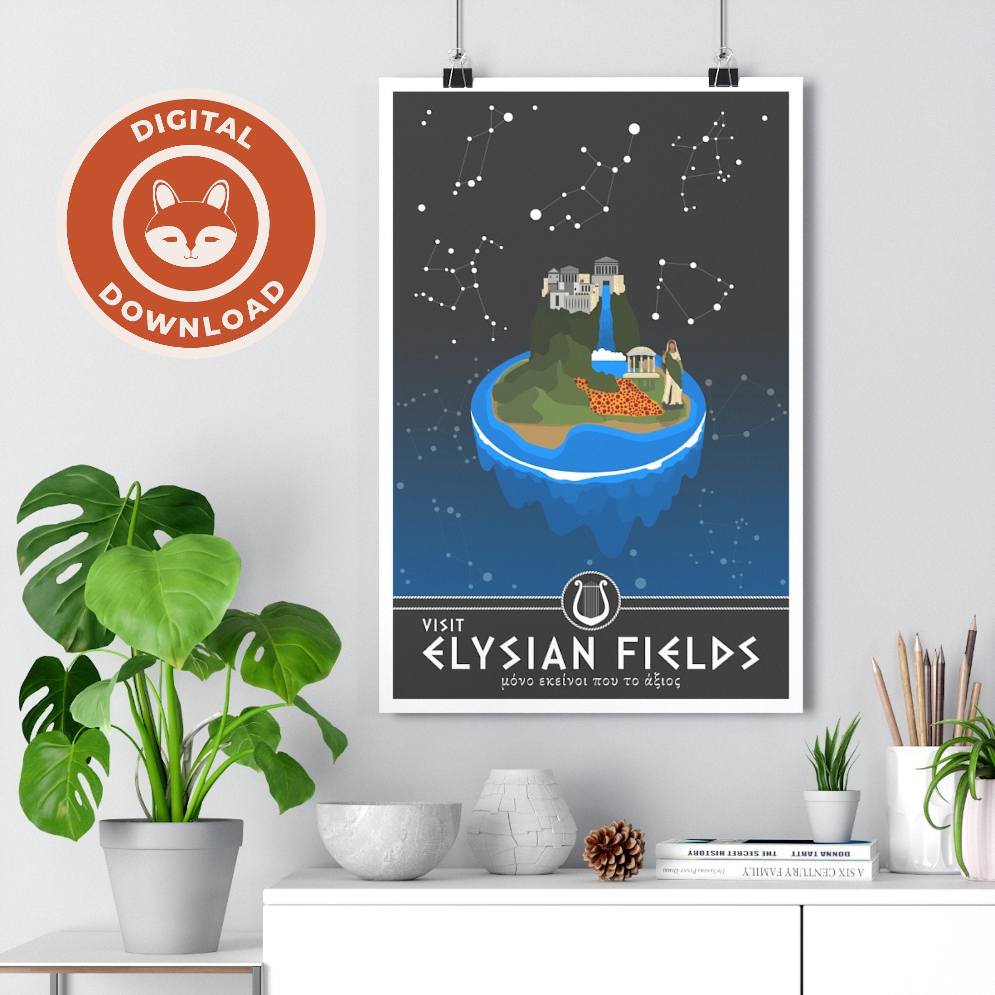 Elysian Fields Greek Mythology Map