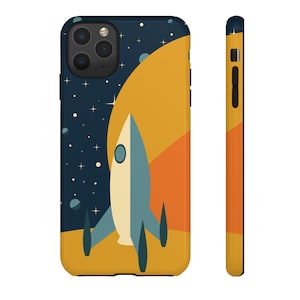 Space Themed Minimalist Custom Cell Phone Case | iPhone 16 and Samsung ...