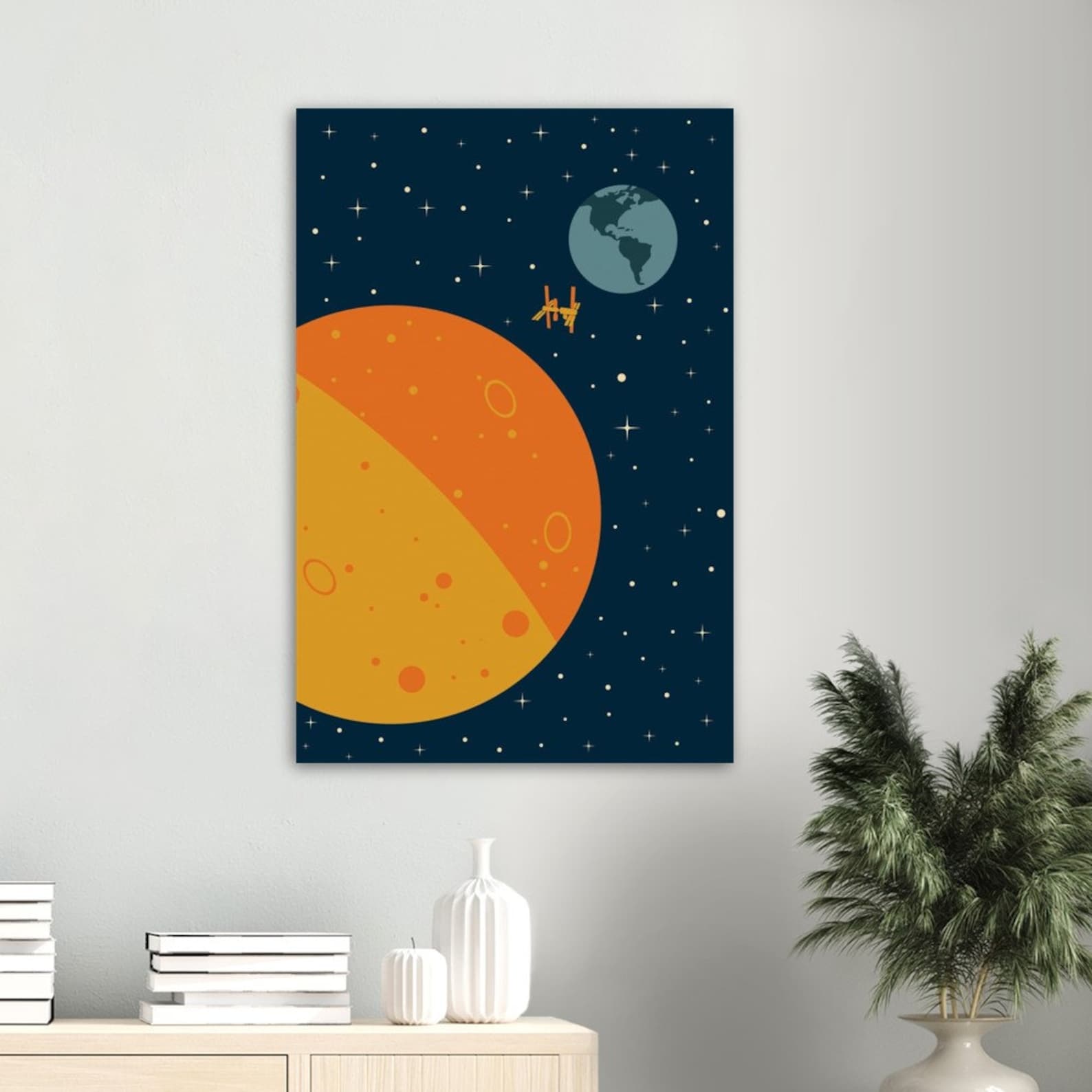 Outer Space Minimalist Poster Premium Matte Archival Print - Etsy