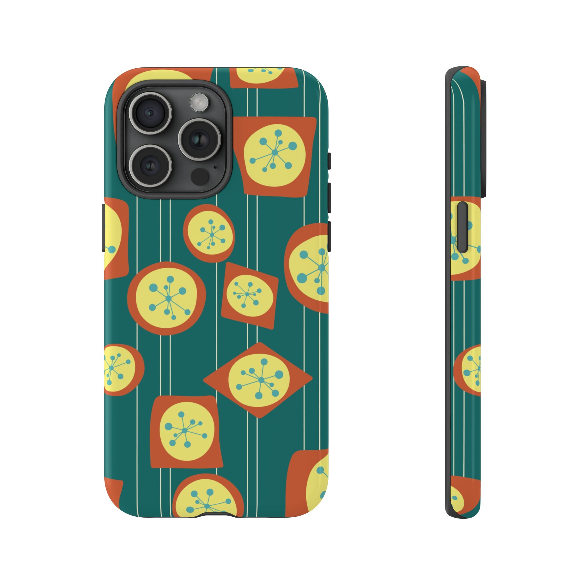 Atomic Age 1960s Mid Century Modern Minimalist Abstract Cell Phone Case ...