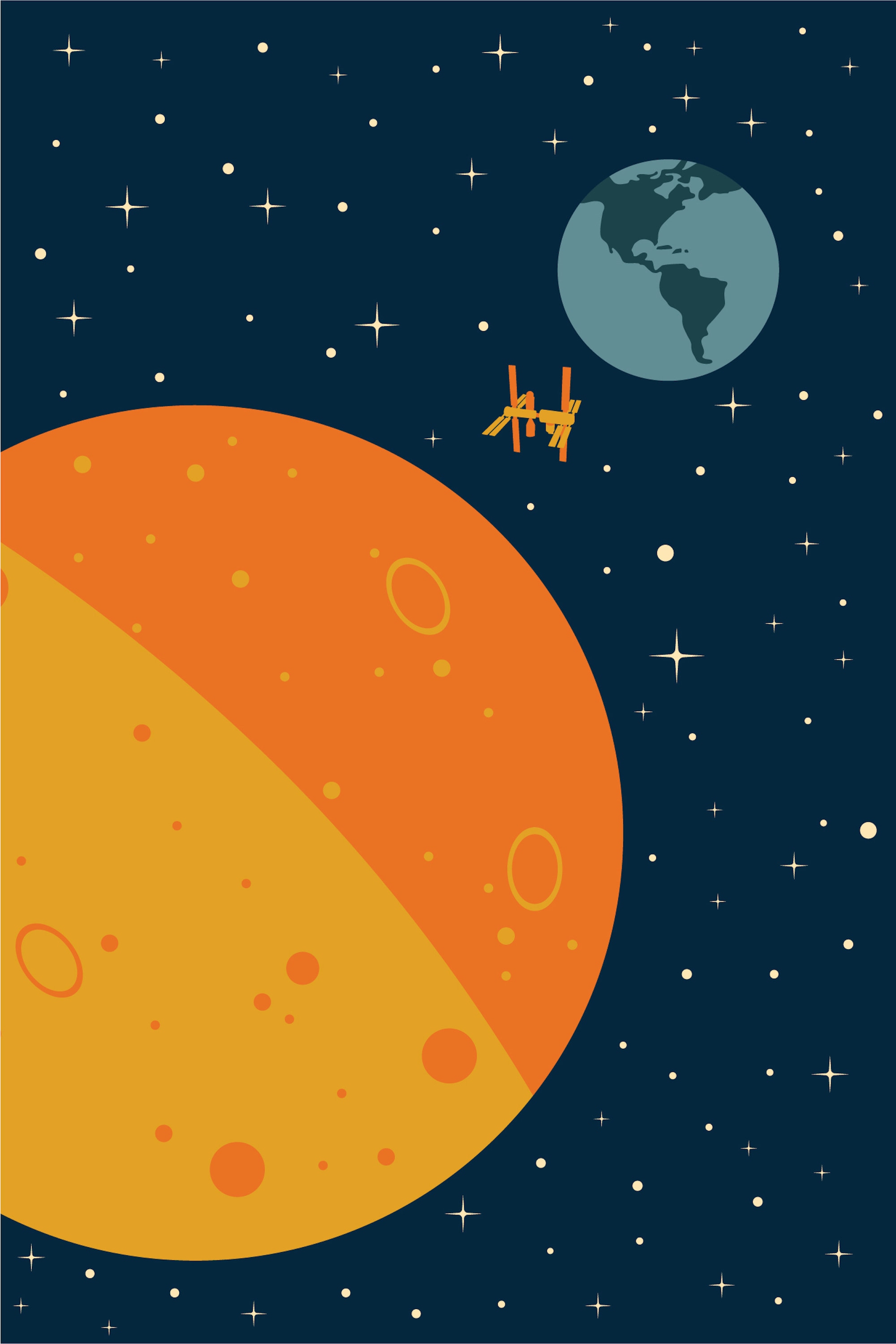 Outer Space Minimalist Poster Premium Matte Archival Print - Etsy