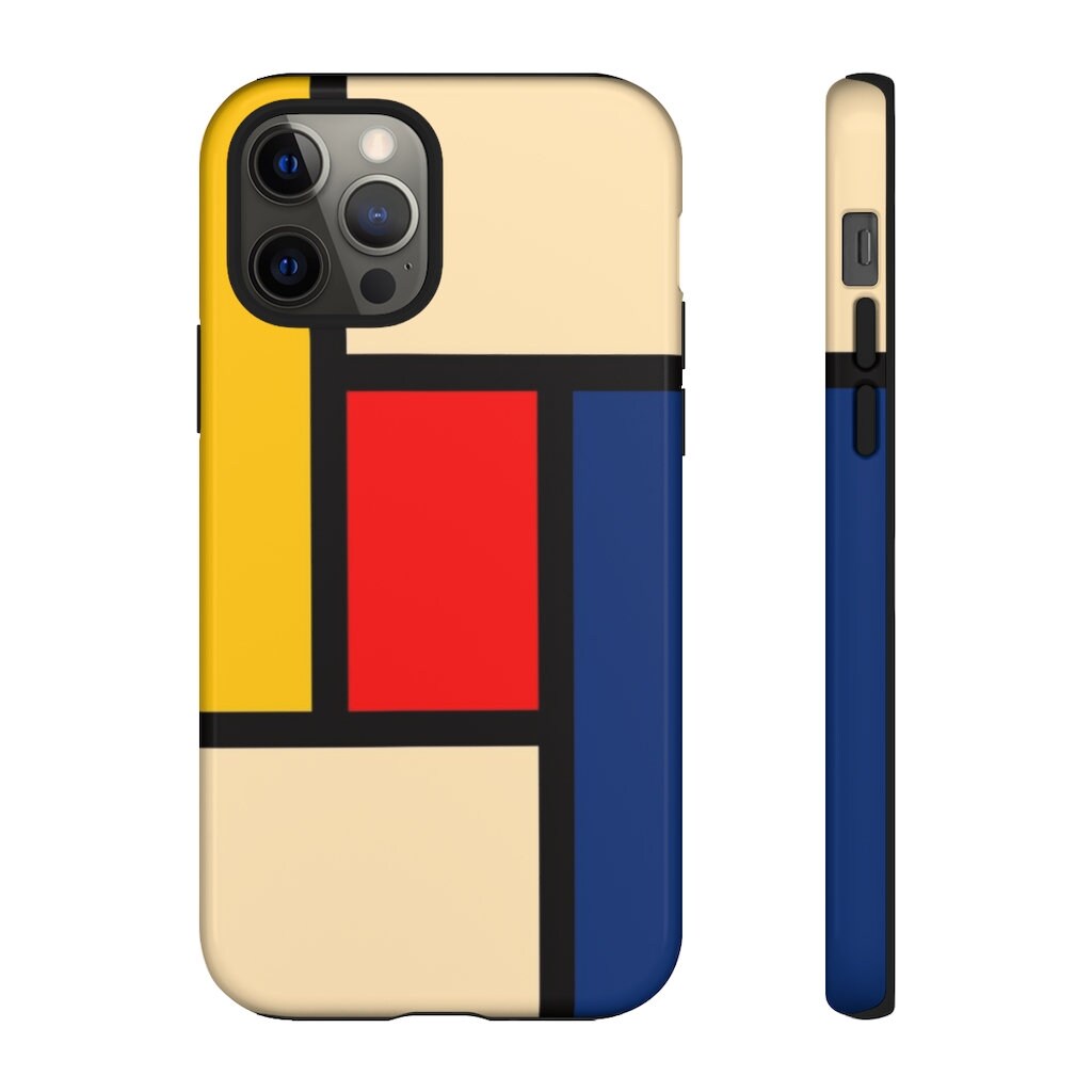 Mondrian Inspired Mid Century Modern Minimalist Abstract Cell Phone ...