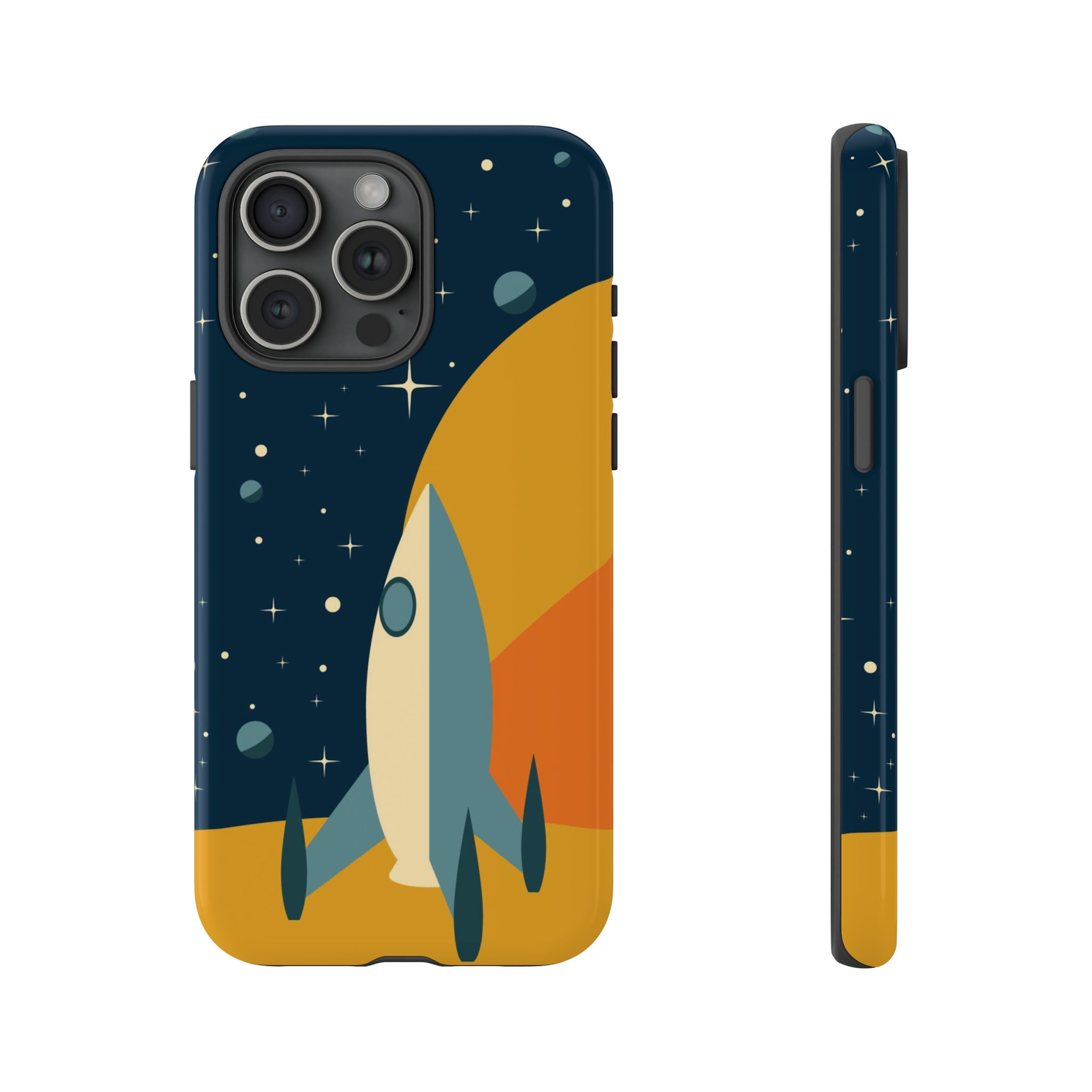 Space Themed Minimalist Custom Cell Phone Case iPhone 15 and Samsung ...