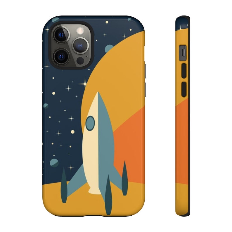 Space Themed Minimalist Custom Cell Phone Case Iphone 13 and - Etsy