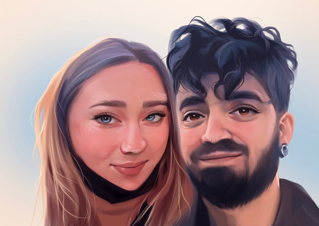Custom Cartoon Portraits Unique Digital Illustrations - Etsy