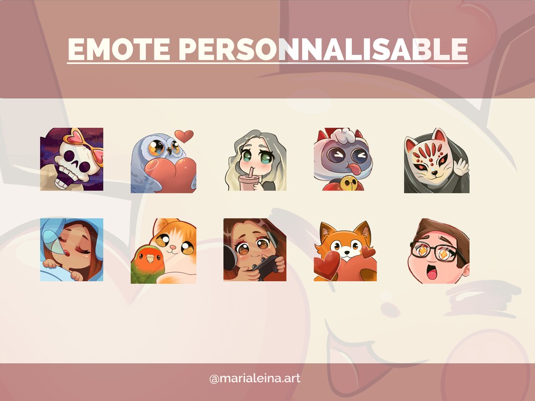 Creating Custom Emotes for Twitch - Bespoke Emoticons - Digital Design ...