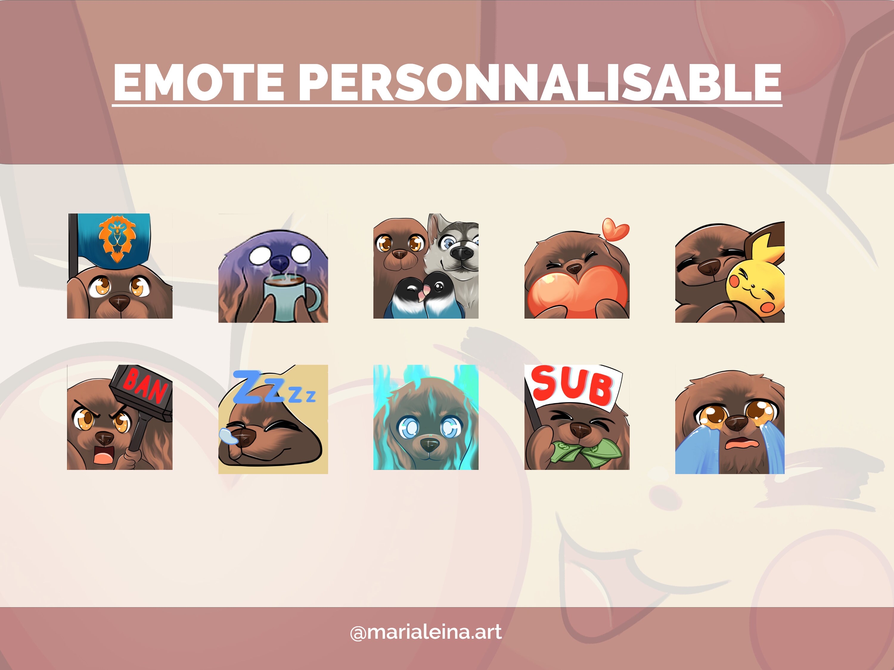 Creating Custom Emotes for Twitch Bespoke Emoticons Digital Design ...