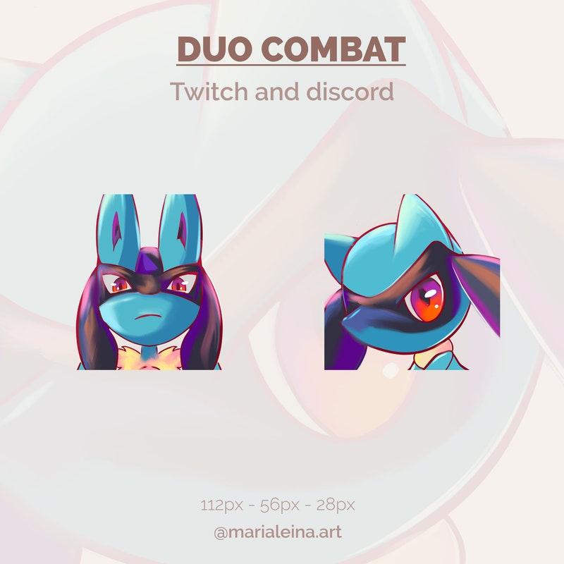 Lucario Emotes - Etsy