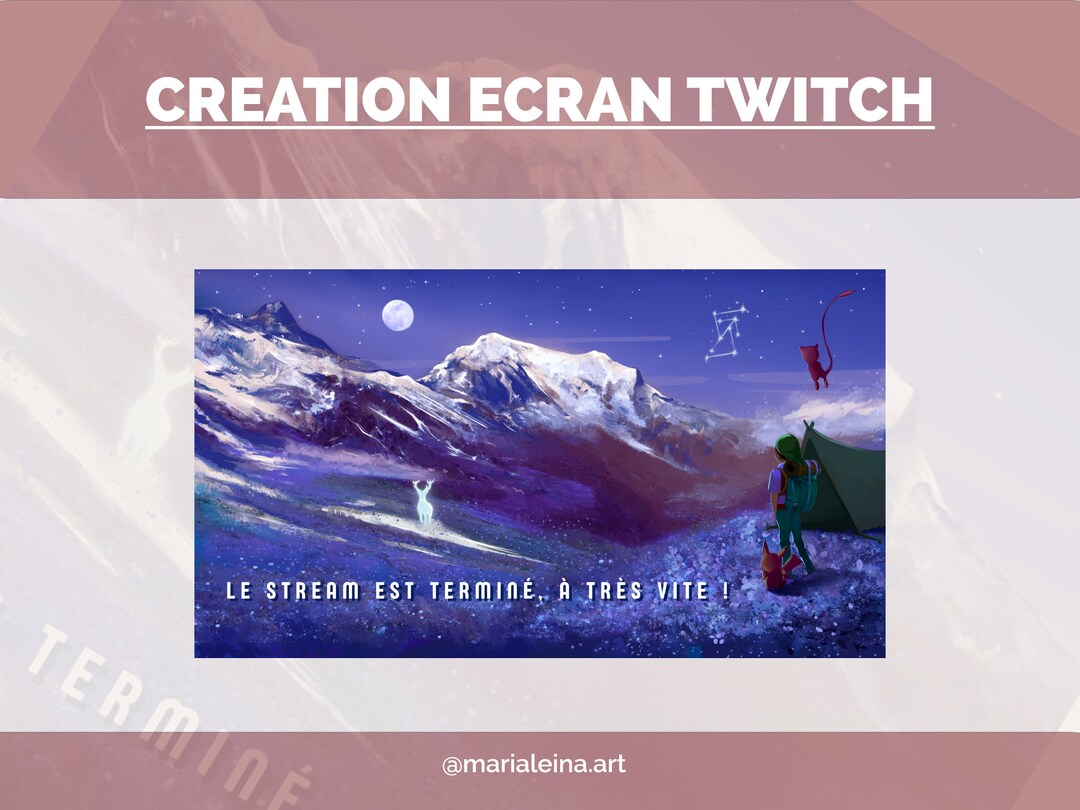I Create Start, Middle, End, Thank You or Other Screens for Twitch ...