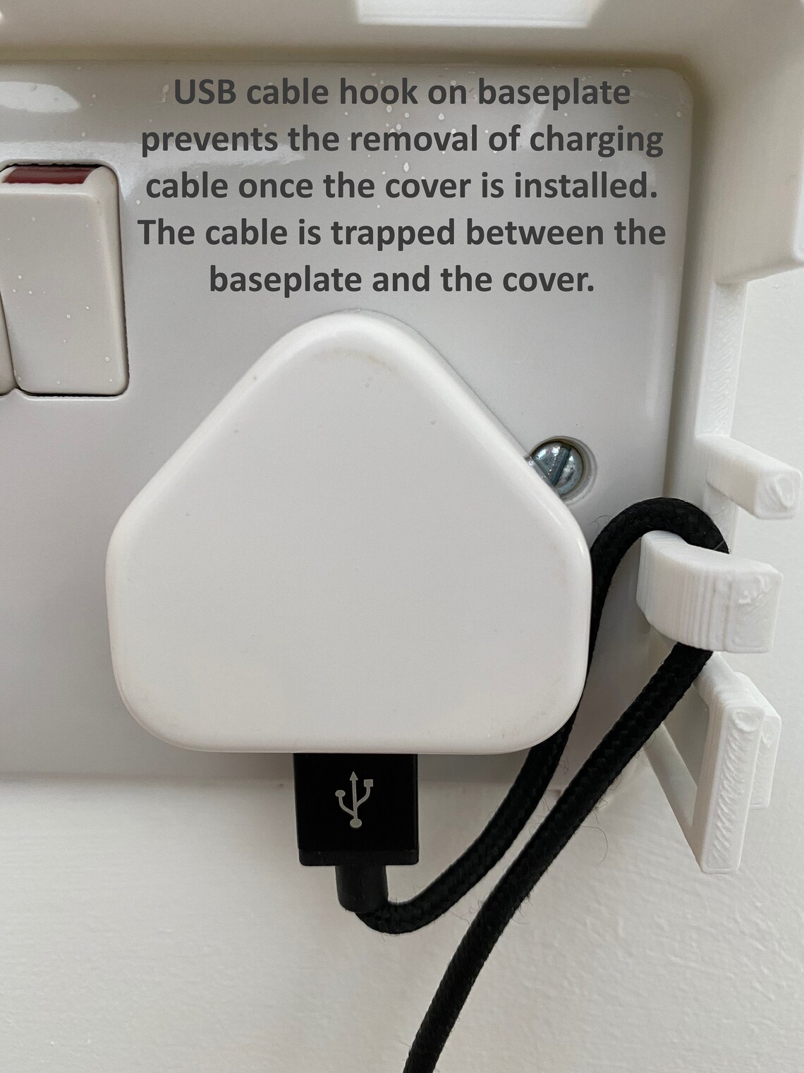 Plugminder: Lockable 3d-printed Socket, Plug and Phone Charger Cable ...